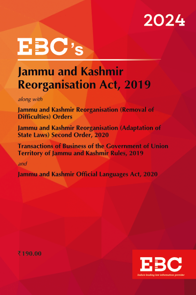 Jammu and Kashmir Reorganisation Act, 2019Bare Act (Print/eBook)